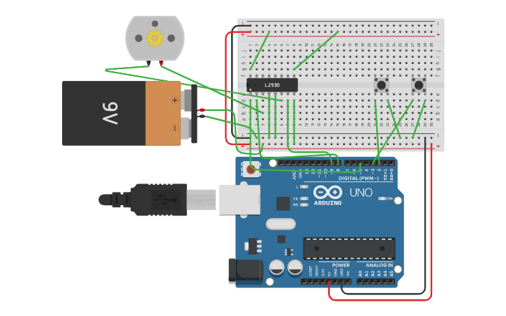 Circuit design Switch Button to increase and decrease the speed of ...
