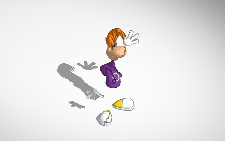 3D design rayman - Tinkercad