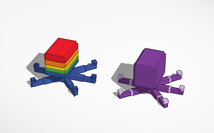 3D design Grow a garden Mimic octopus - Tinkercad