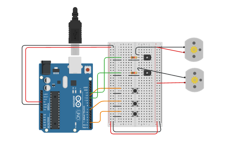 Circuit design Bio Medical - Tinkercad
