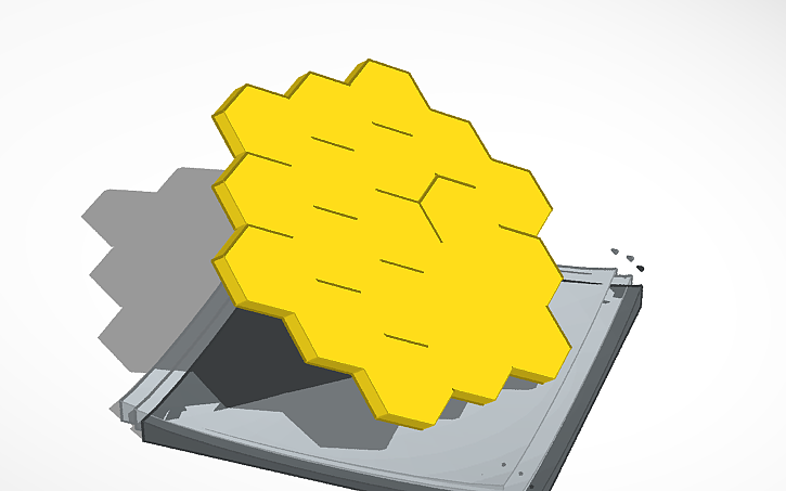 3D design plaster miodu - Tinkercad