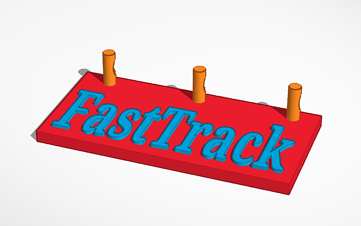 3D design FastTrack Coat Hanger Navan - Tinkercad