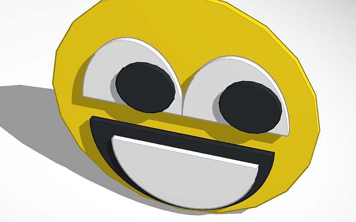 3D design Smiley Face - Tinkercad