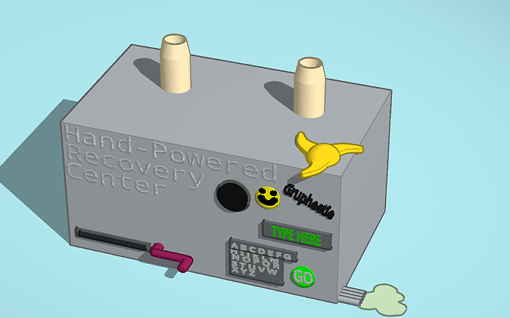 3D design Hand-Powered Recovery Center - Tinkercad