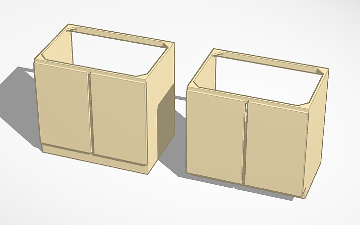 3D design Base Cabinet - Tinkercad
