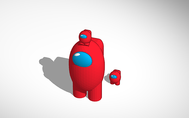 3D design Among Us - Tinkercad