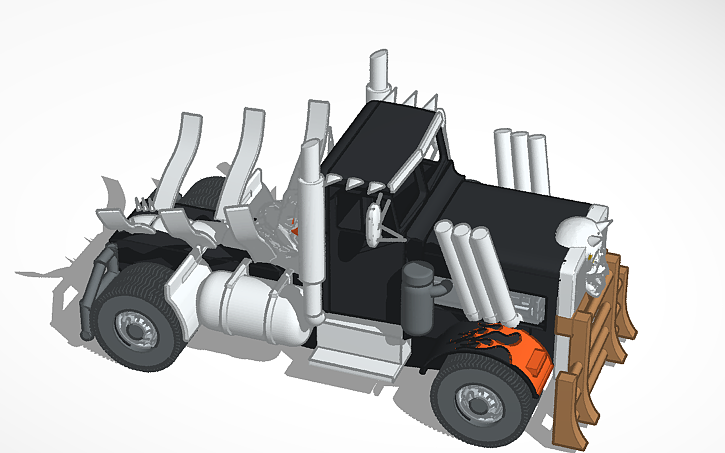 3D design wreckfest doom rig - Tinkercad