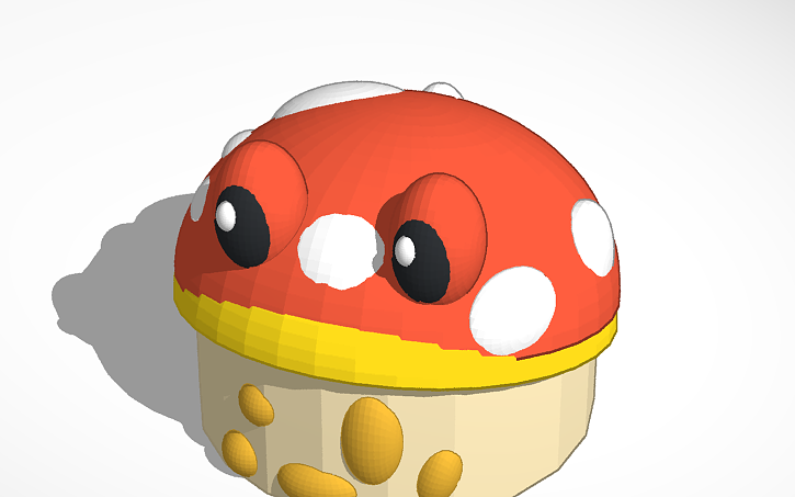 3D design PvZ2: Toadstool - Tinkercad