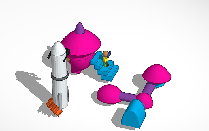 3D design Las Nenas - Tinkercad