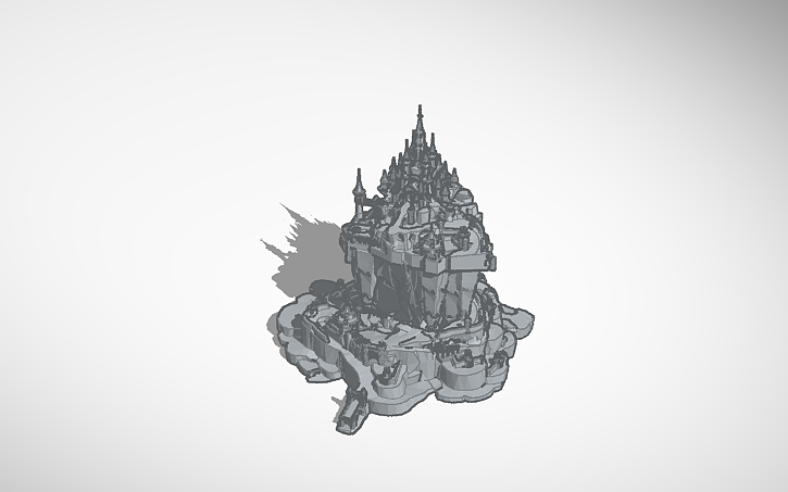 3D design Hyrule castle - Tinkercad