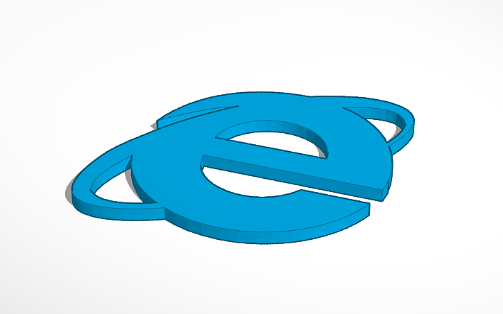 3D design Internet Explorer - Tinkercad
