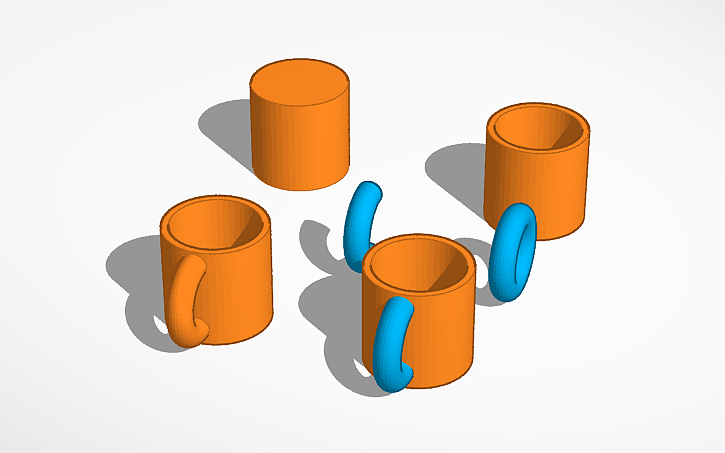 3D design Mug Easy - Tinkercad