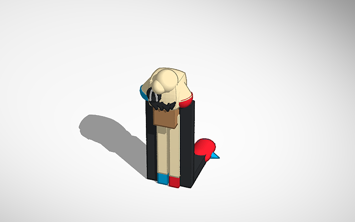 3D design twisted goob - Tinkercad