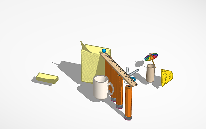3D design Copy of Rube Goldberg Challenge - Tinkercad