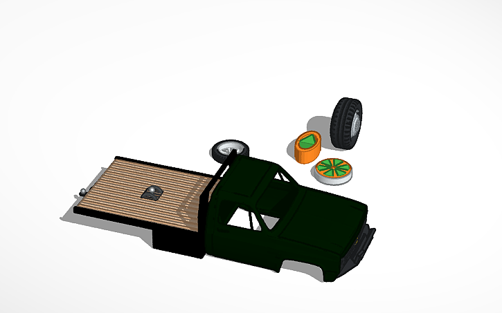 3D design 1983 Chevy Square body Silverado (Incomplete) - Tinkercad