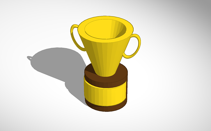 3D design Trophy - Tinkercad