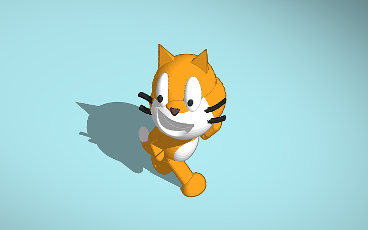 3D design my scratch cat - Tinkercad