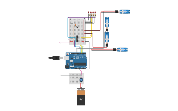 Circuit design Tarea final - Tinkercad