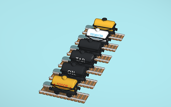 3D design UPDATE Troublesome Tanker - Tinkercad