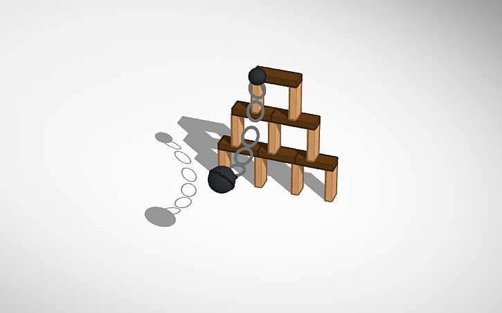 3D design Copy of Demolition Challenge - wrecking ball - Tinkercad
