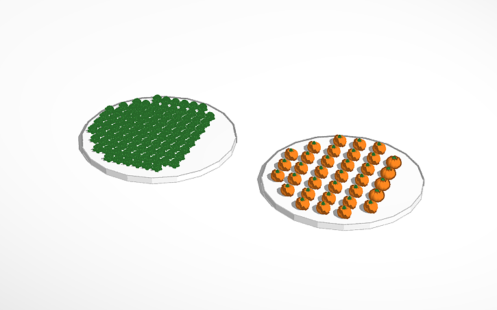 3D design Vegetables - Tinkercad