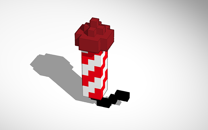 3D design minecraft firework 3D - Tinkercad