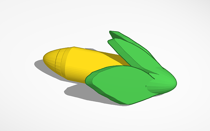 3D design corn - Tinkercad