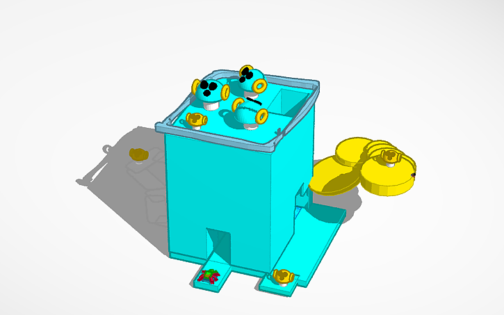 3D design It’s A Cyan Box - Tinkercad