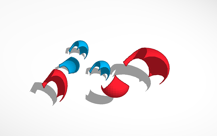 3D design Evil wings - Tinkercad