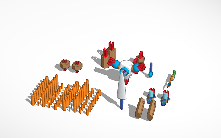 3D design ACTION FIGURE - Tinkercad