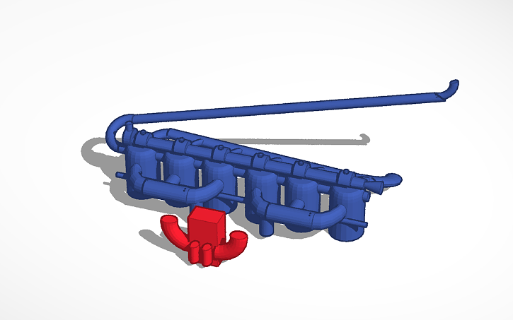 3D design Mercedes DIII engine - Tinkercad