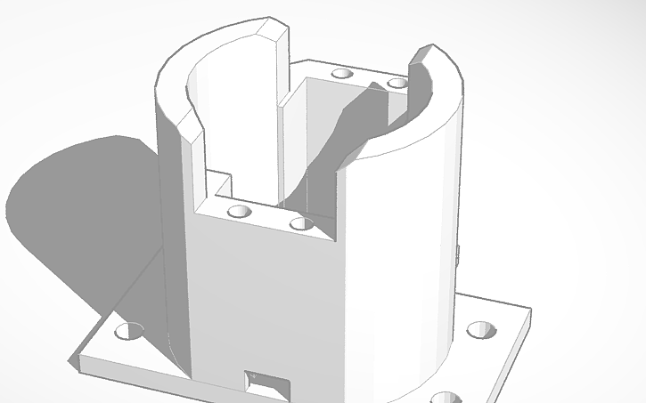3D design Robot arm twist servo bracket - Tinkercad
