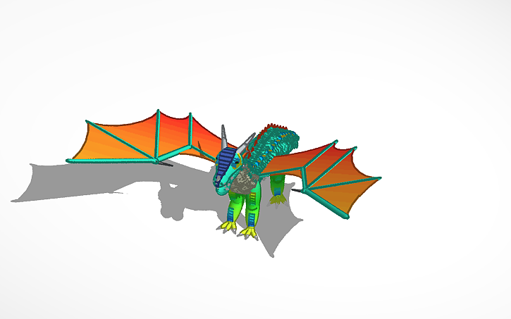 3D design Rainwing - Tinkercad