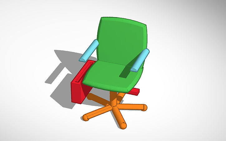 3D design School Chair - Tinkercad