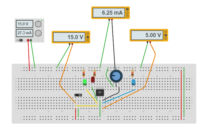 Circuit design Etapa1 - Tinkercad