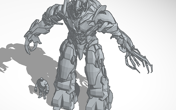 3D design megatron - Tinkercad