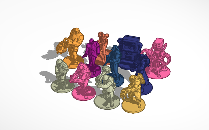 3D design Team Fortress 2 models - Tinkercad