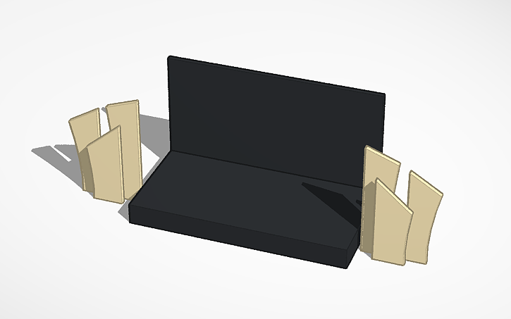 3D design stage design 2 - Tinkercad
