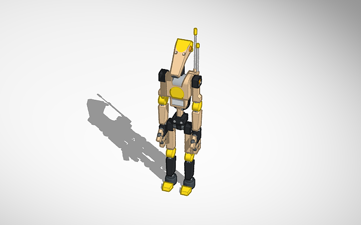3D design Battle Droids (TF2 Version / Commander) - Tinkercad
