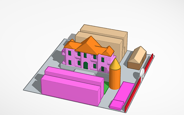 3d Design วัดเบญ101 Tinkercad