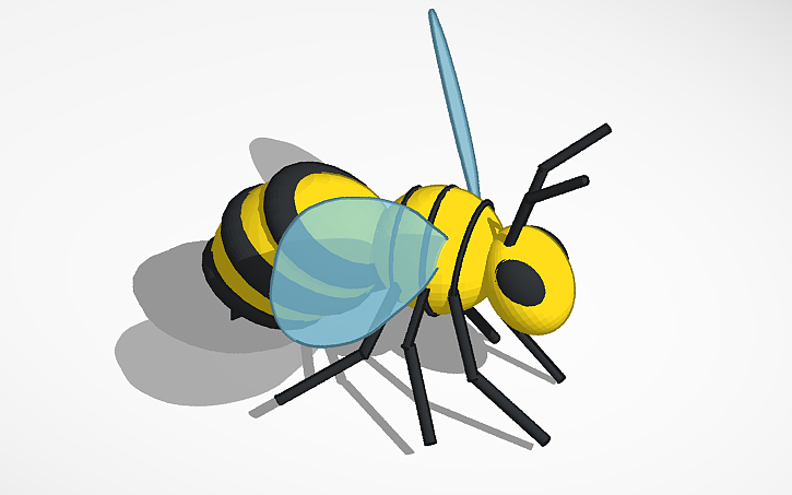 3D design Bee - Tinkercad