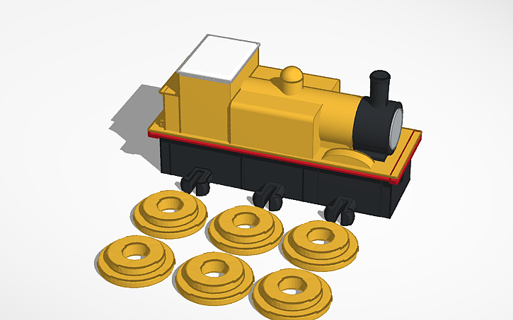 3D design Stepney (wooden engine) - Tinkercad