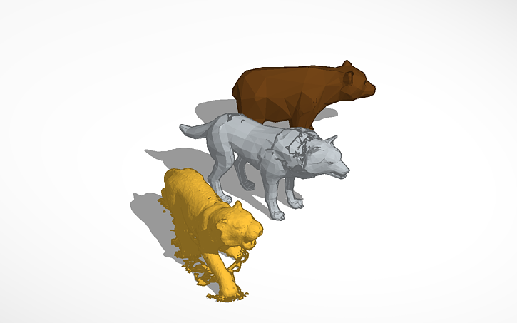 3D design Animals# - Tinkercad