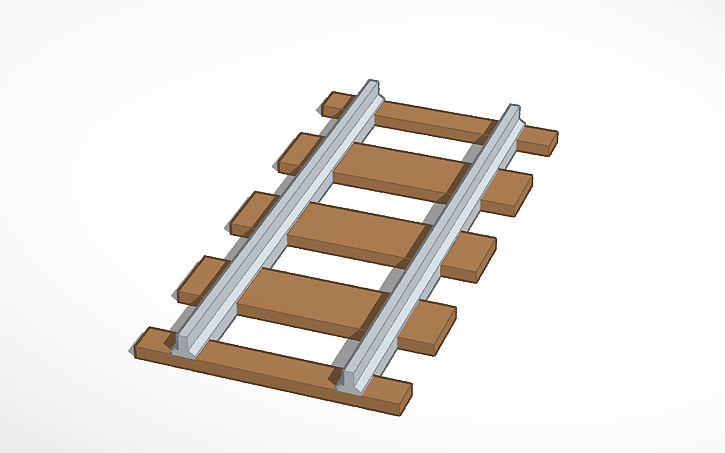3D design L-Gauge Track 5 Stud Width - Tinkercad