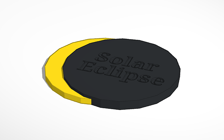3D design Solar Eclipse - Tinkercad