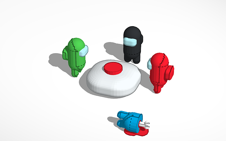 3D design Among us - Tinkercad