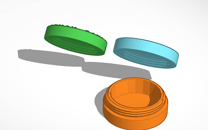 3D design GEM JARz - Tinkercad