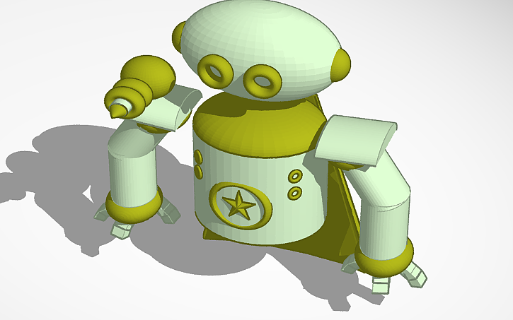 3D design StarBot - Tinkercad