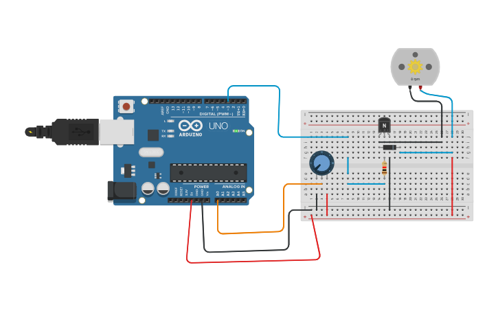 Circuit design practica 4 - Tinkercad