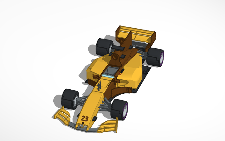 3D design F1 LAMBORGİNİ - Tinkercad